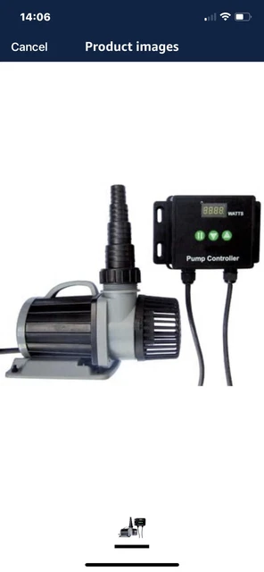 PONDXPERT VARIFLOW-VARIPUMP KOI Pond Filter Pump 10000-20000-30000 £180 ...