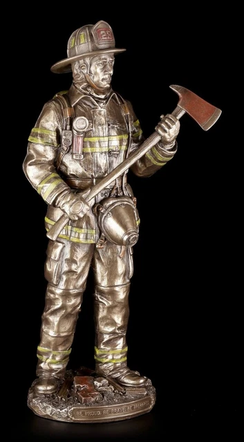 IL POMPIERE FIGURA Con Ascia E Bombola - Veronese Statua Regalo EUR 99 ...