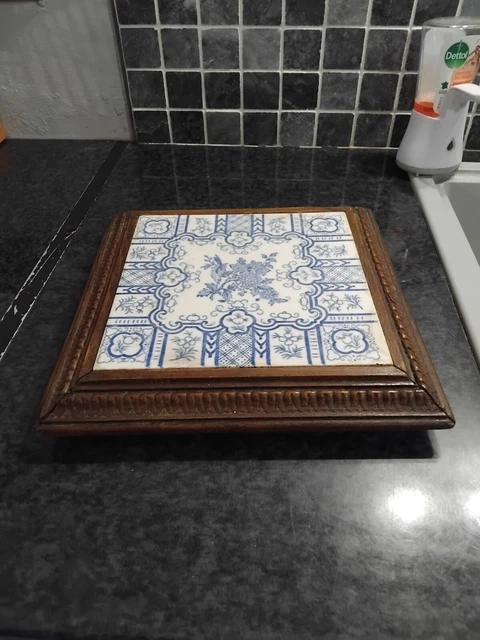 ANCIEN DESSOUS DE plat à décor oiseau de Longwy delft EUR 25,00 ...