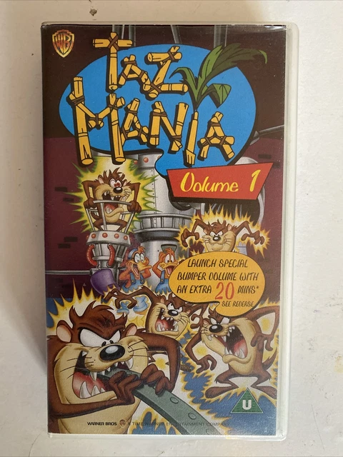 TAZ MANIA VOLUME 1 - PAL VHS Video Tape £14.90 - PicClick UK