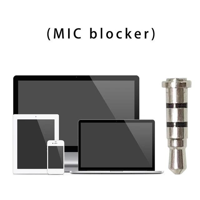 COMPUTADORA MIC AUDIO Block Hacker Shield Prácticos Teléfonos ...