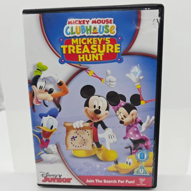 MICKEY MOUSE CLUBHOUSE Mickey's Treasure Hunt DVD Disney Junior 2009 $4 ...