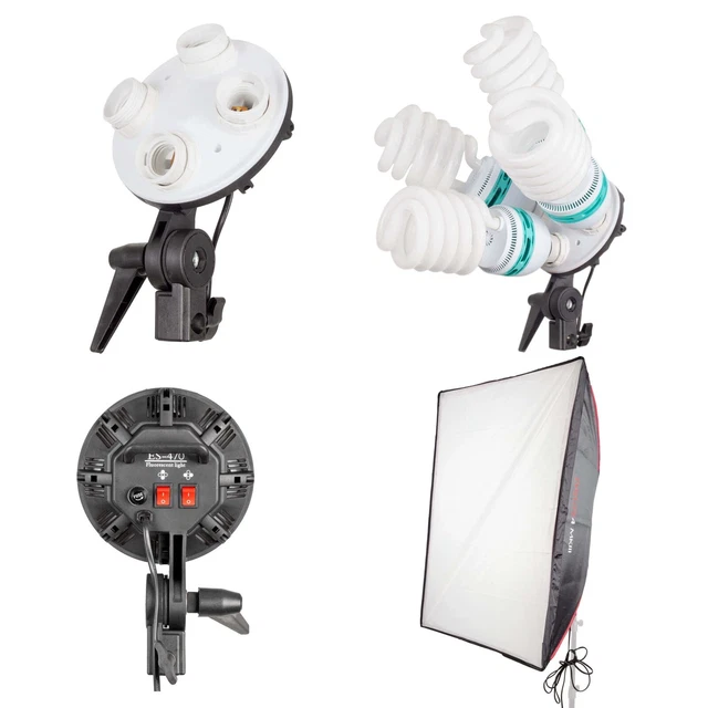 DAYLITE4 MKIII 2100W Daylight Continuous Lighting Complete Set x2 RRP £ ...