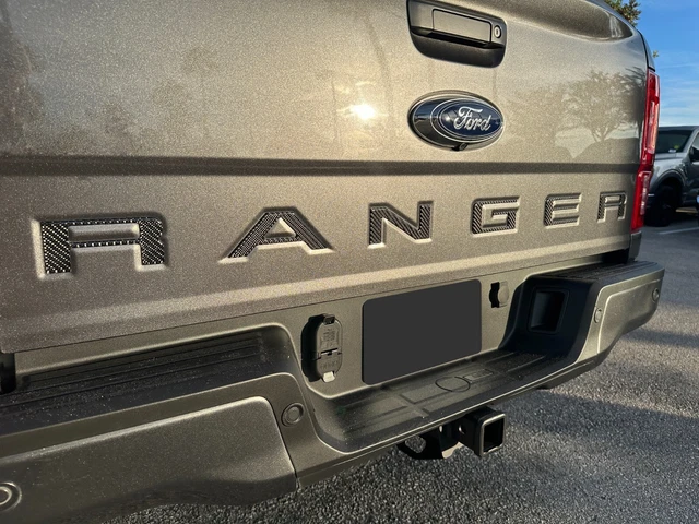 2019-2023 FORD RANGER Tailgate Letter Inserts - Official Licensed ...