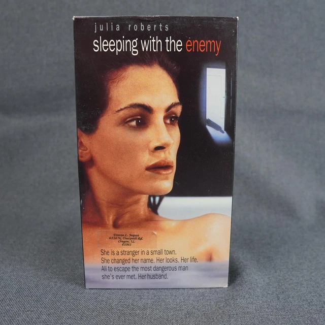 VINTAGE SLEEPING WITH The Enemy VHS Tape 1991 Julia Roberts Fox Video ...