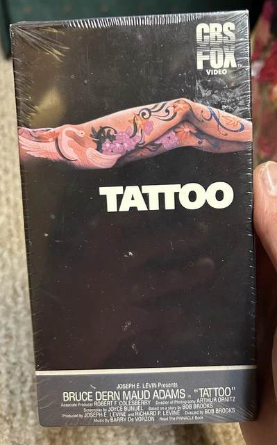 TATTOO VHS 1981 Bruce Dern Maud Adams CBS FOX Video NEW & SEALED £51.82 ...