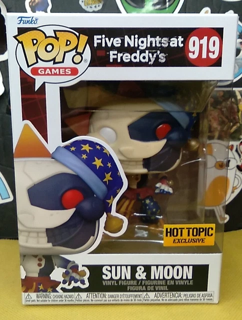 FUNKO POP! FIVE Nights at Freddy's Sun and Moon #919 Hot Topic ...