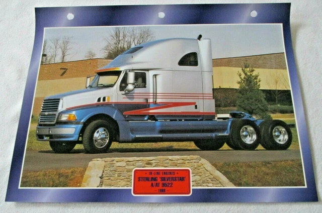 TRUCKS MAXI CARD In Line Engines ~ 1998 Sterling `Silverstar` A/AT 9522 ...
