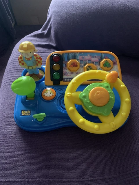 VTECH BOB THE Builder Driving Activity Interactive Lights Sounds ...