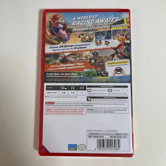 NINTENDO SWITCH 2 Mario Kart World, Brand New Sealed Physical Cartridge ...