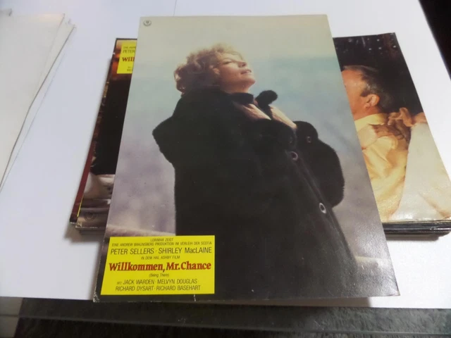 AUSHANGFOTO PETER SELLERS - Willkommen Mr Chance / A2 EUR 7,50 - PicClick DE