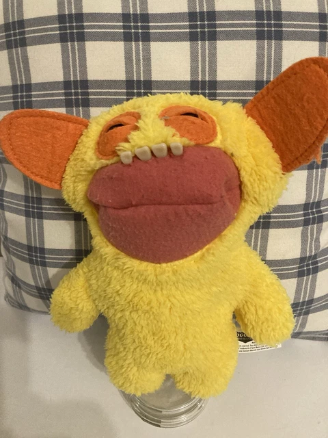 FUGGLER FUNNY UGLY Monster - Grin Grin (Yellow) Plush Soft Toy approx 9 ...