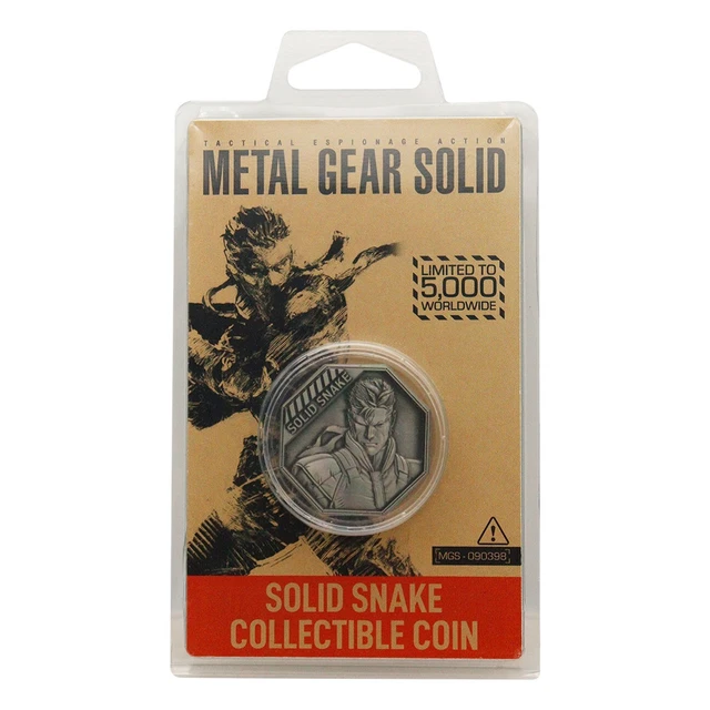METAL GEAR SOLID Limited Edition 'Solid Snake' Collectible Coin £11.99 ...