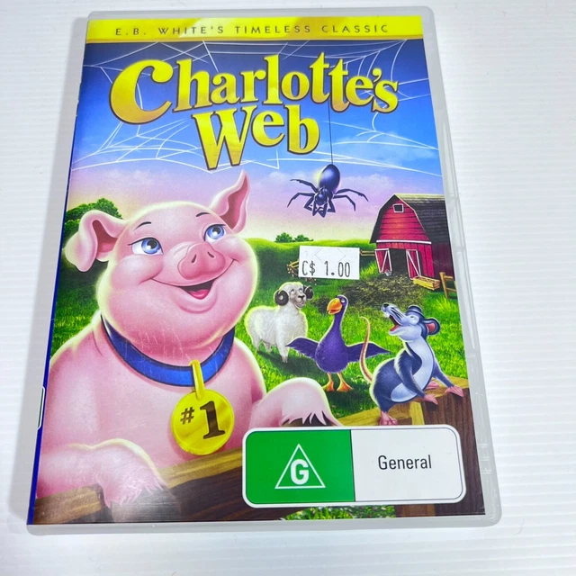 CHARLOTTE'S WEB (1973) (DVD) Debbie Reynolds Paul Lynde Henry Gibson ...
