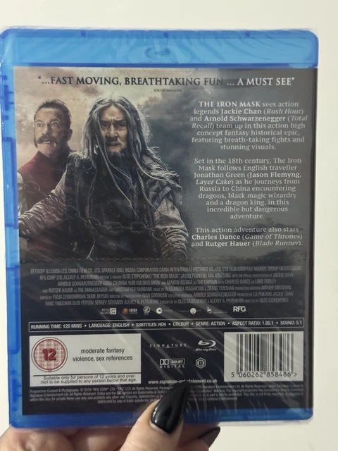 THE IRON MASK Blu-ray Arnold Schwarzenegger New £1.17 - PicClick UK