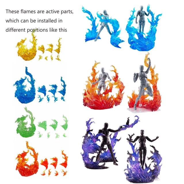 TAMASHII EFFECT IMPACT Burning Flame For Figma S.H.Figuarts SHF 1/12 ...