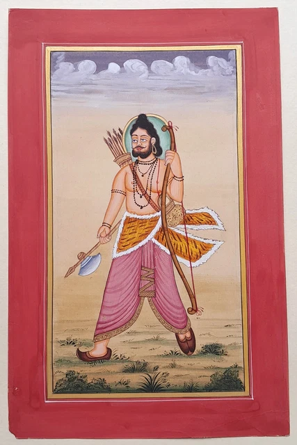 PARASURAMA VISHNU AVATAR Art Fatto a Mano Religioso Indù Divinità ...