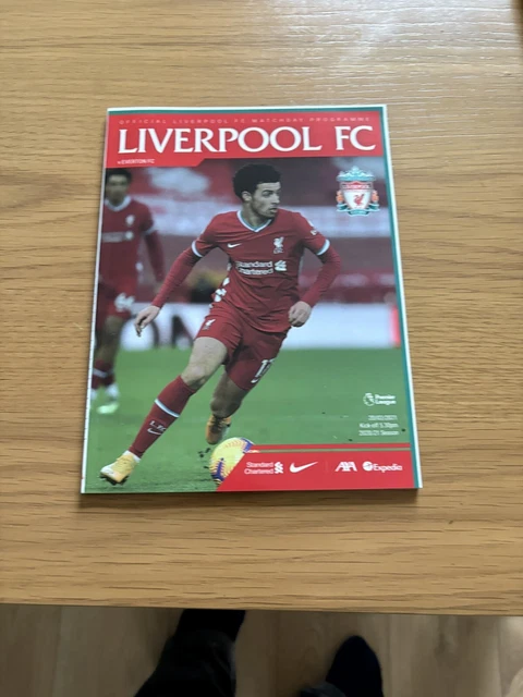 MINT FOOTBALL OFFICIAL Programme Anfield 2021 Premier League Liverpool ...