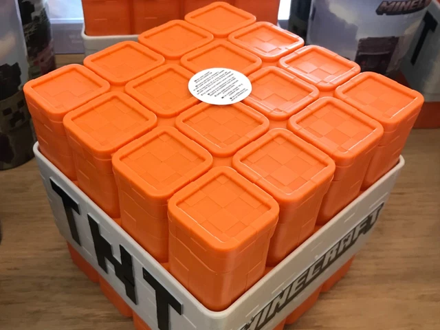 NEW ‘THE MINECRAFT Movie’ 2025 Odeon Popcorn Bucket (tin) / TNT Block ...