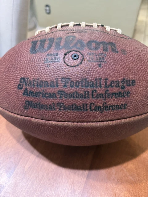 VINTAGE 1980S OFFICIAL NFL Wilson Football Pete Rozelle Commissioner ...