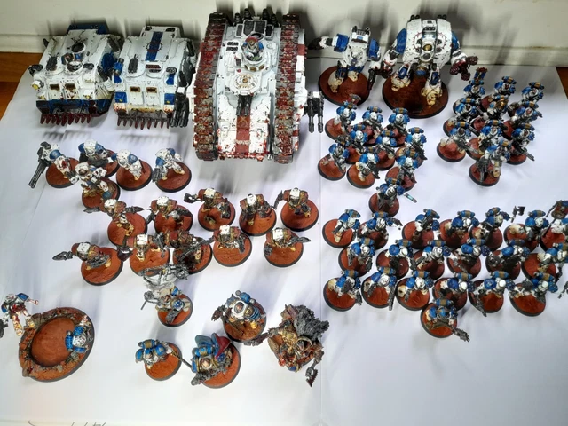 WARHAMMER HORUS HERESY World Eaters Army (3000+ points), converted and ...