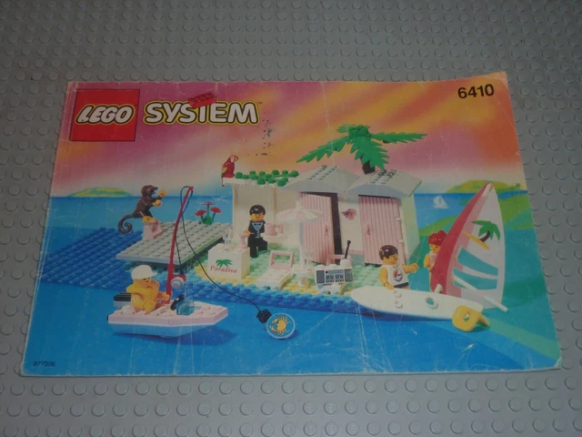 LEGO NOTICE DE Montage Instruction Set 6410-1: Cabana Beach EUR 3,49 ...