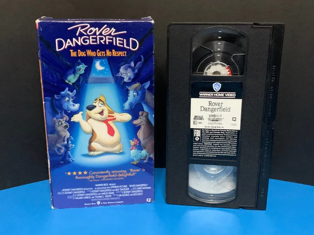 VHS ROVER DANGERFIELD (WB, 1992) Cartoon Rodney Dangerfield 1st Edition ...