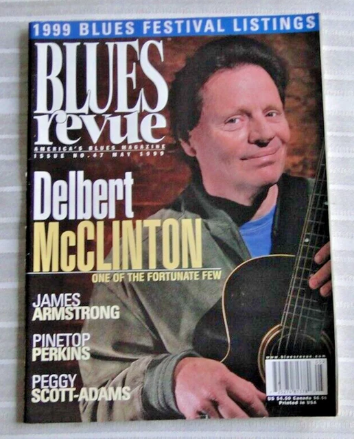 VINTAGE MAGAZINE BLUES Revue 1999 Delbert McClinton James Armstrong ...