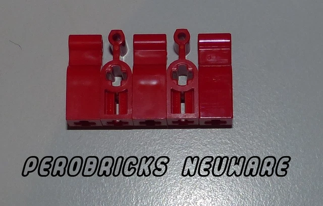 LEGO TECHNIC TECHNIK 5 xGetriebe Stellhebel Hebel Kupplung rot #6641 ...