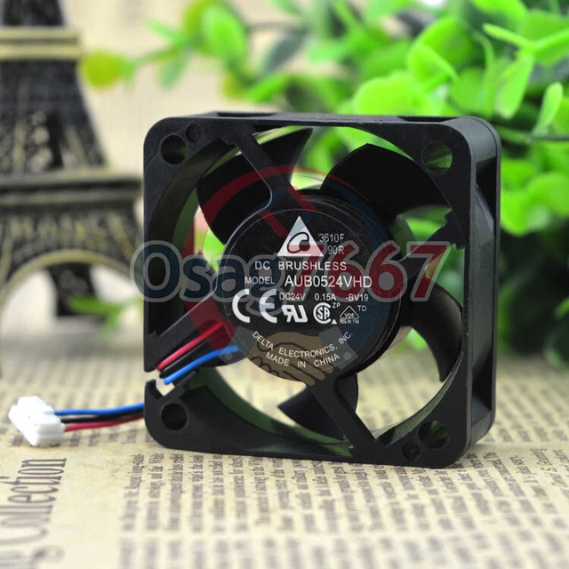 DELTA THE SERVER inverter PC Case Cooling fan AUB0524VHD 5020 5CM DC ...