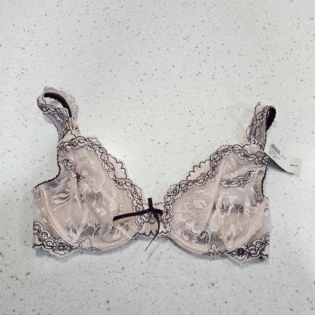 NEW FAYREFORM UNLINED Plunge Bra Pink/Purple 32D Floral Lace £19.45 ...