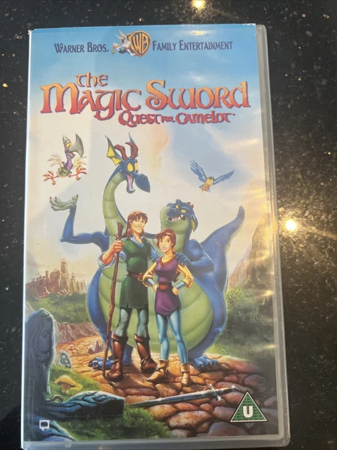 THE MAGIC SWORD Quest for Camelot VHS Video Tape £4.99 - PicClick UK