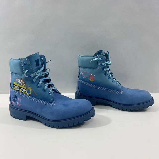 SPONGEBOB X TIMBERLANDS Men's Boots Size 9.5 No Box £182.63 - PicClick UK