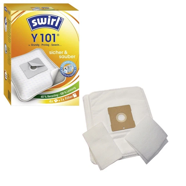 BOLSA ASPIRADORA SWIRL Y101 O Marca Para para Dirt Devil, Severin EUR 13,12 - PicClick FR