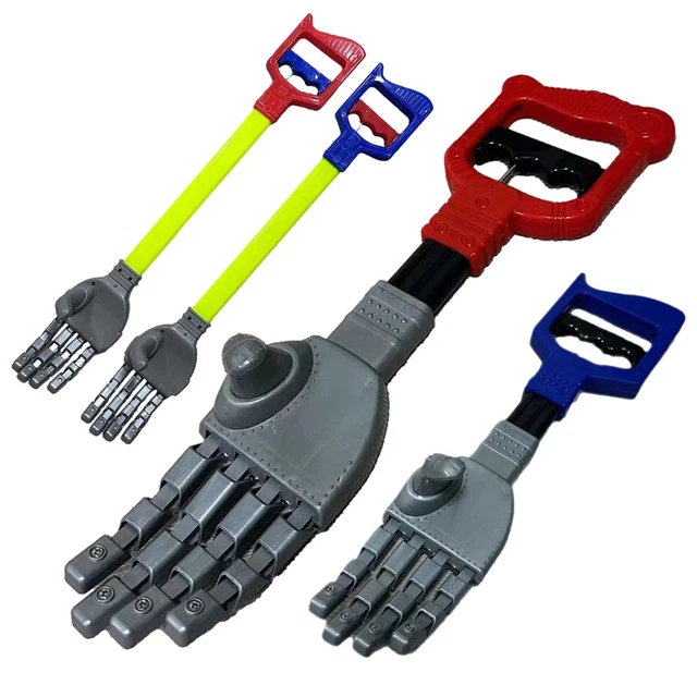ROBOT CLAW HAND Grabber Grabbing Stick Intellectual Plastic Kids Toys ...