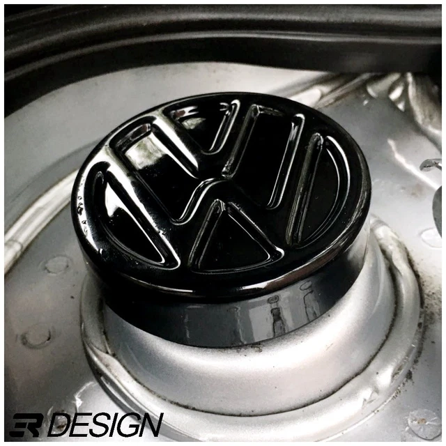 VOLKSWAGEN GOLF MK4 Strut Cap Covers - Gloss Black - VW GTI R32 TDI ...