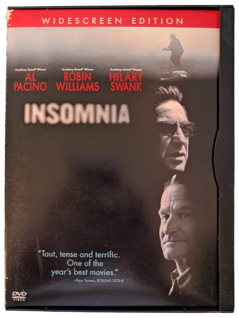 INSOMNIA (DVD, 2002, Widescreen) Al Pacino, Robin Williams & Hilary Swank $3.75 - PicClick CA