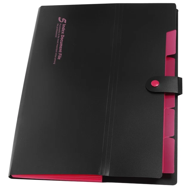 ACCORDION BINDER EXPANDING File Folder Organizer Expandable Documents ...