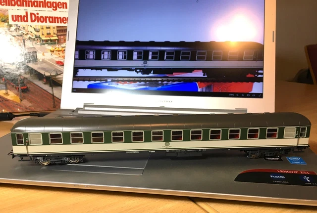 ROCO DB POP-LACKIERUNG Waggon Büm 239 Schnellzugwagen 44921 ohne OVP ...