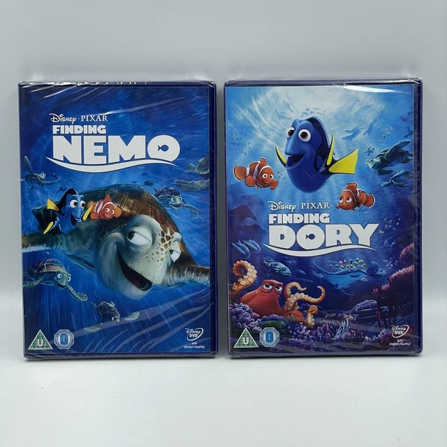 FINDING NEMO / Finding Dory [DVD] 2 x Film Bundle • UK R2 • New ...