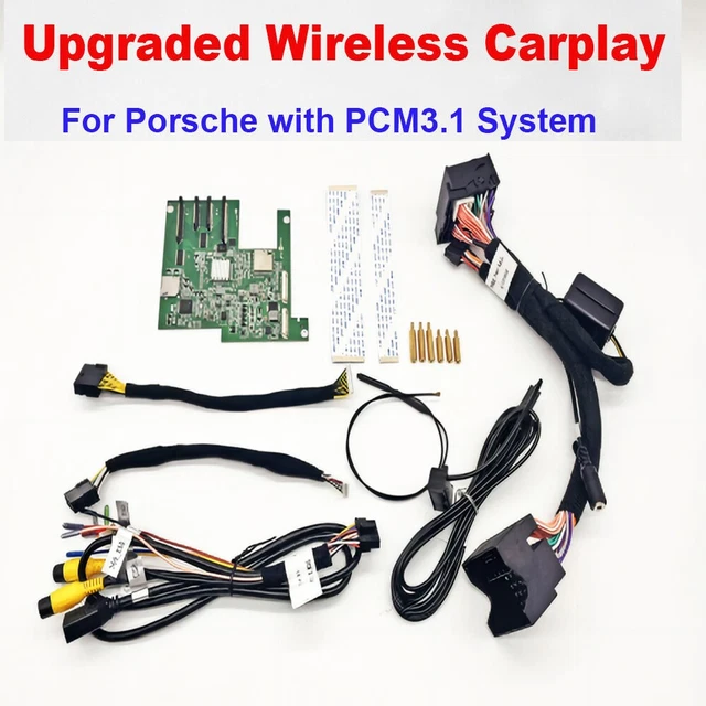 WIRELESS CARPLAY ANDROID Auto Retrofit Kit for Porsche Pcm 3.1 System ...