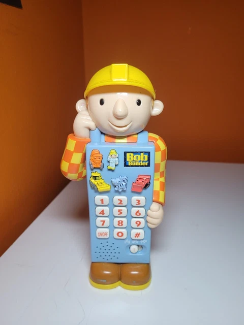 BOB THE BUILDER BOB'S MOBILE PHONE VINTAGE INTERACTIVE TOY - VTECH ...