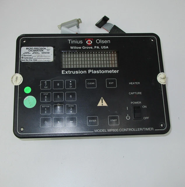 TINIUS OLSEN MP600 Controller/Timer TINS-DUAL-0002 nur Panel EUR 1.113 ...