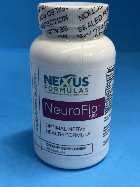 NEXUS FORMULAS NEUROFLO Plus Optimal Nerve Health Formula 90 Capsules ...