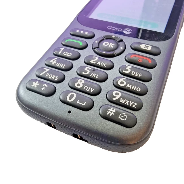DORO 730X 4G Dual Sim Unlocked + Cradle IP54 WhatsApp Facebook WiFi DFB ...