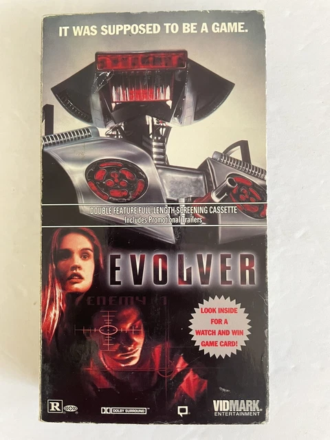 SCREENER: TRUE CRIME & Evolver Double Feature VHS Sci-Fi 1995 Tested ...