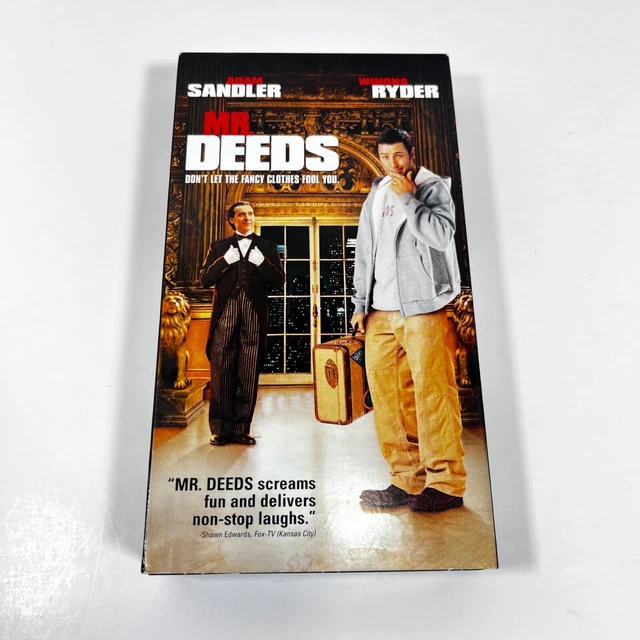 MR. DEEDS VHS Movie Adam Sandler Winona Ryder Comedy - VG £9.20 ...