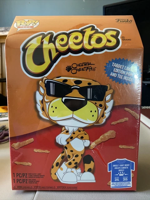 FUNKO POP BOX Cheetos Chester Cheetah (Glow) POP & 2XL Tee Shirt ...