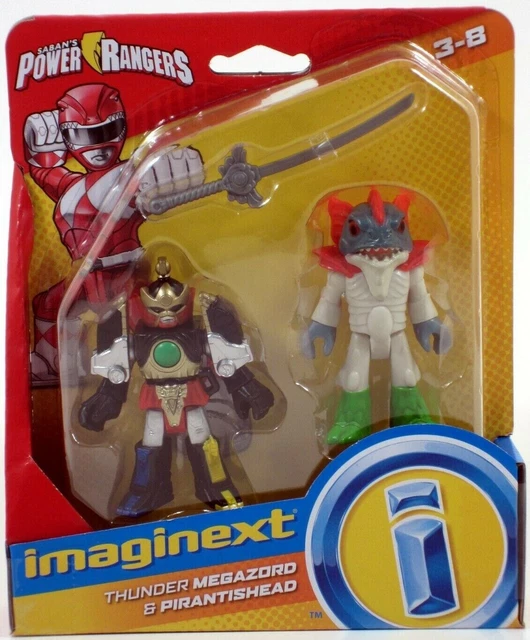 FP IMAGINEXT POWER Rangers THUNDER MEGAZORD & PIRANTISHEAD 3 inch ...