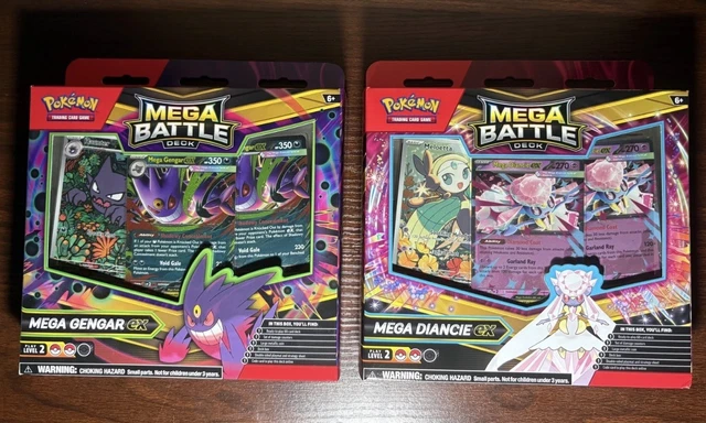 POKÉMON TCG: MEGA Battle Deck - Mega Gengar Ex & Mega Diancie Ex ...
